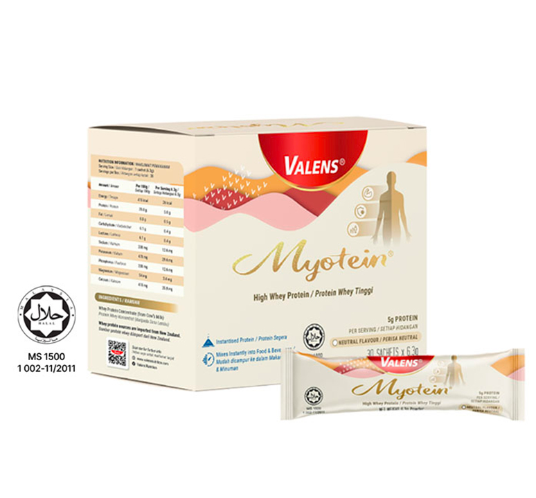 Valens Myotein 6.3g X 30 sachets - Woods Pharmacy