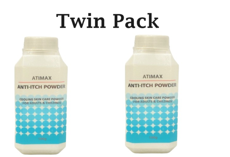 ATIMAX ANTI-ITCH POWDER 100g x 2 - Twin pack - Woods Pharmacy