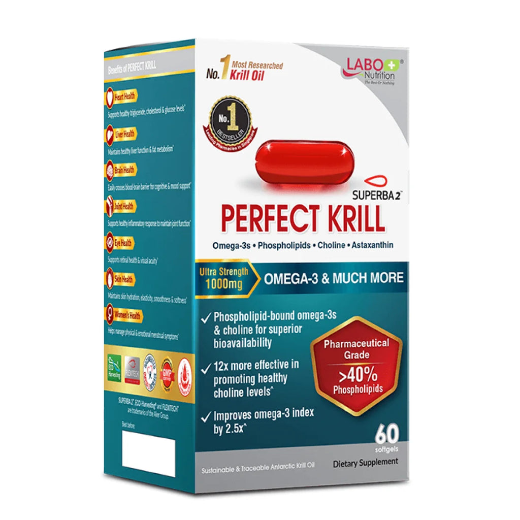 Labo Nutrition Perfect Krill 1000mg(60 softgels) - Woods Pharmacy