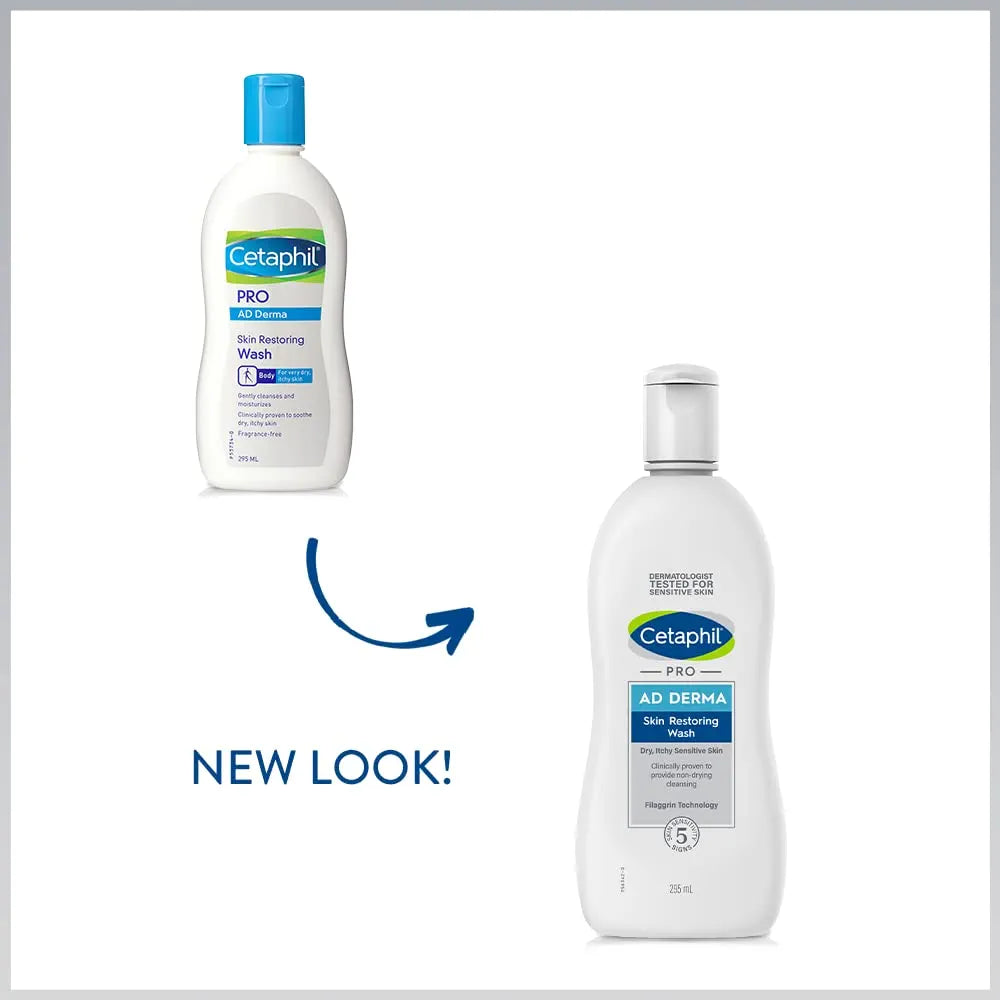 Cetaphil PRO AD Derma Skin Restoring Body Wash 295ml - Woods Pharmacy