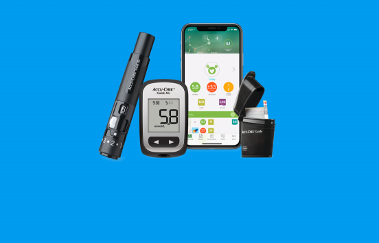 Accu-Chek Guide Me Meter (mmol) +50s Strip - Woods Pharmacy