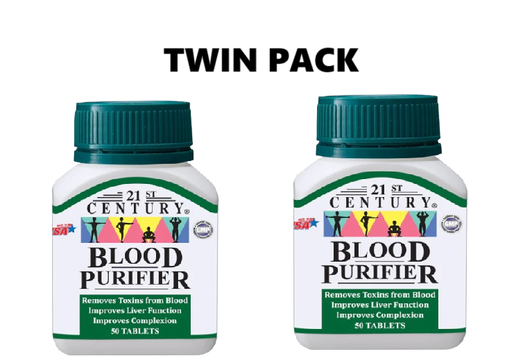 21st Century Blood Purifier 50 Tablets x 2 - Twin pack - Woods Pharmacy
