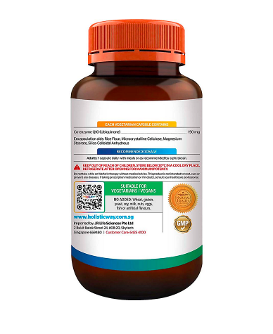 Holistic Way Co Q10 150mg 30's Capsules - Woods Pharmacy