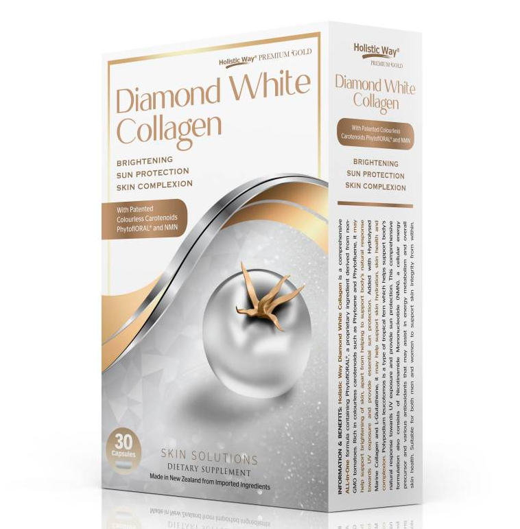 Holistic Way Premium Diamond White Collagen (30 Capsules) - Woods Pharmacy