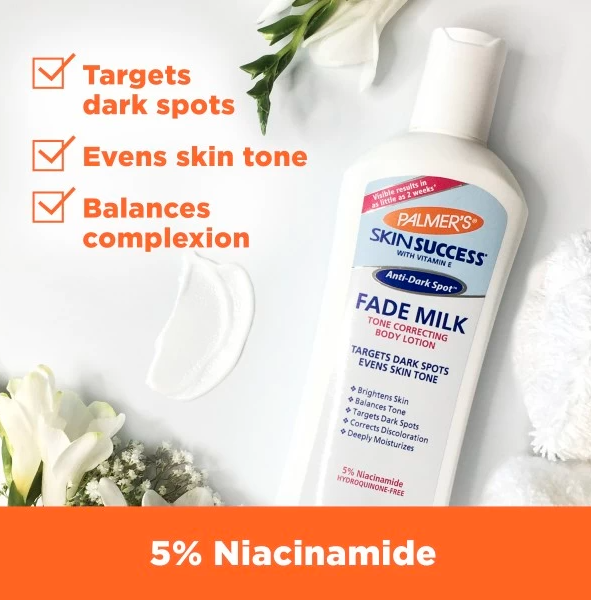 PALMER'S SKIN SUCCESS FADE MILK 250ML WITH FREE SAMPLE - Woods Pharmacy