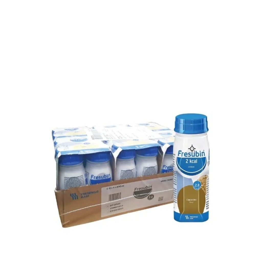 FRESUBIN 2KCAL CAPPUCCINO 200ML SG X 24 - Woods Pharmacy