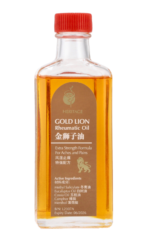 Heritage Gold Lion Rheumatic Oil(60ml)X3 - Woods Pharmacy
