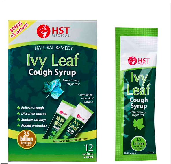 HST Ivy Leaf Cough Sachets X 2 - Woods Pharmacy