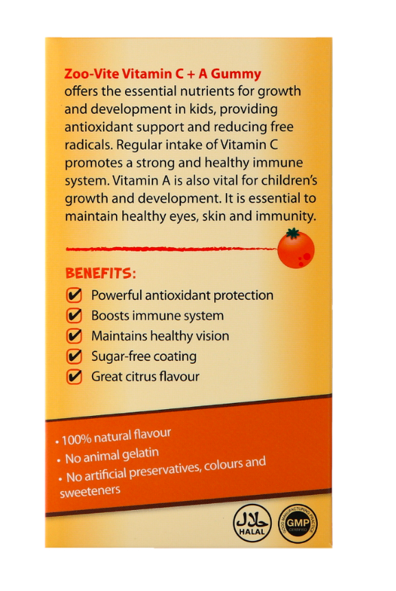 Zoo-Vite King Lionel Vit C(60 Gummies) - Woods Pharmacy