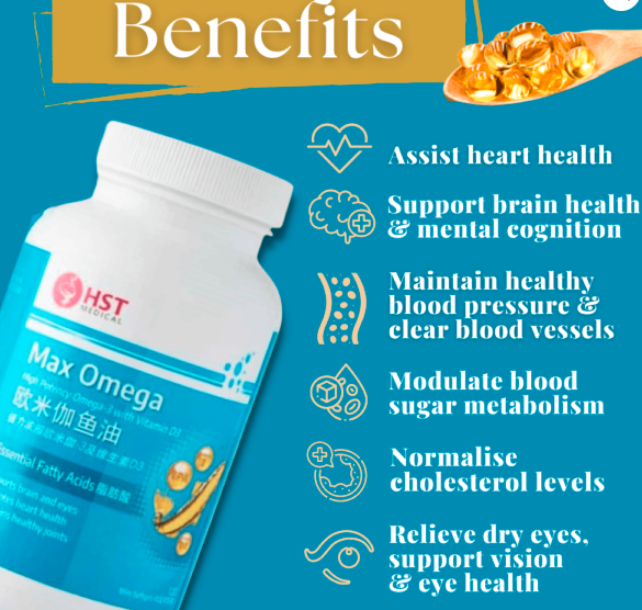 HST Max Omega(120)mini soft-gels - Woods Pharmacy