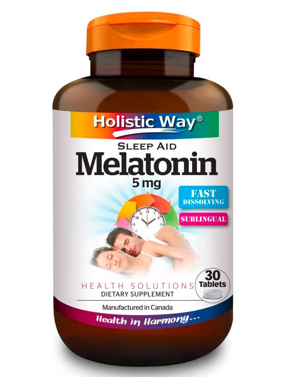 Holistic Way Melatonin 5mg 30's Tablets - Woods Pharmacy