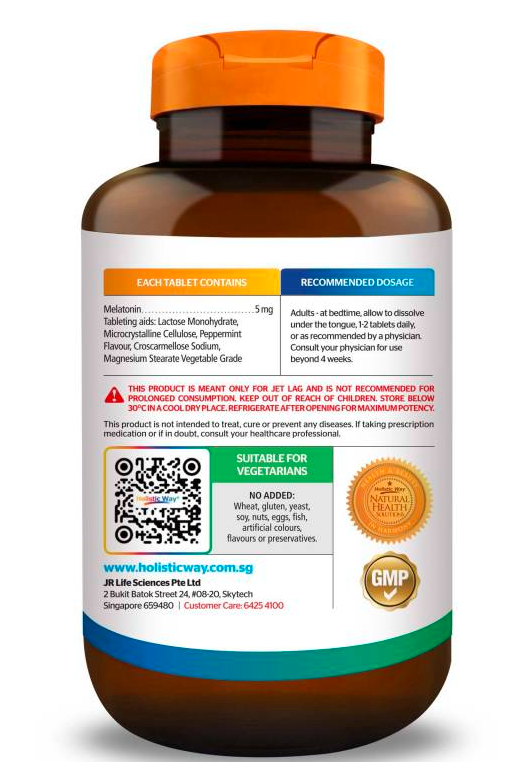 Holistic Way Melatonin 5mg 30's Tablets - Woods Pharmacy
