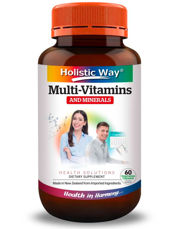 Holistic Way MultiVitamins And Minerals (60 Vegetarian Capsules ...
