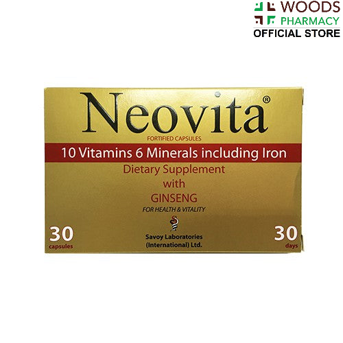 Neovita Capsules 30caps - Woods Pharmacy