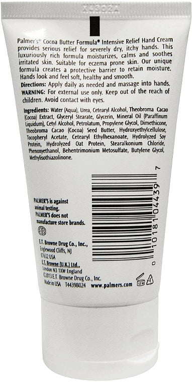 Palmer’s Cocoa Butter Intensive Relief Hand Cream 60g X 2 with FREE PA ...