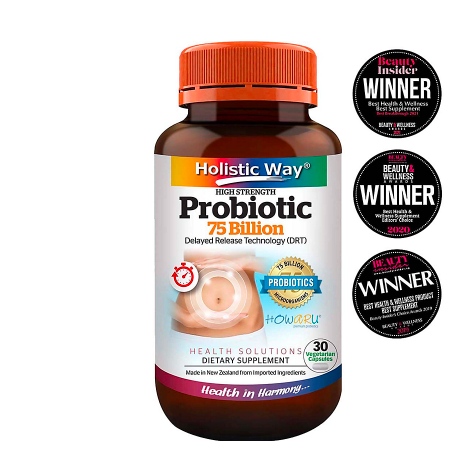 Holistic Way Probiotic 75 Billion (30 VegeCapsules) - Woods Pharmacy