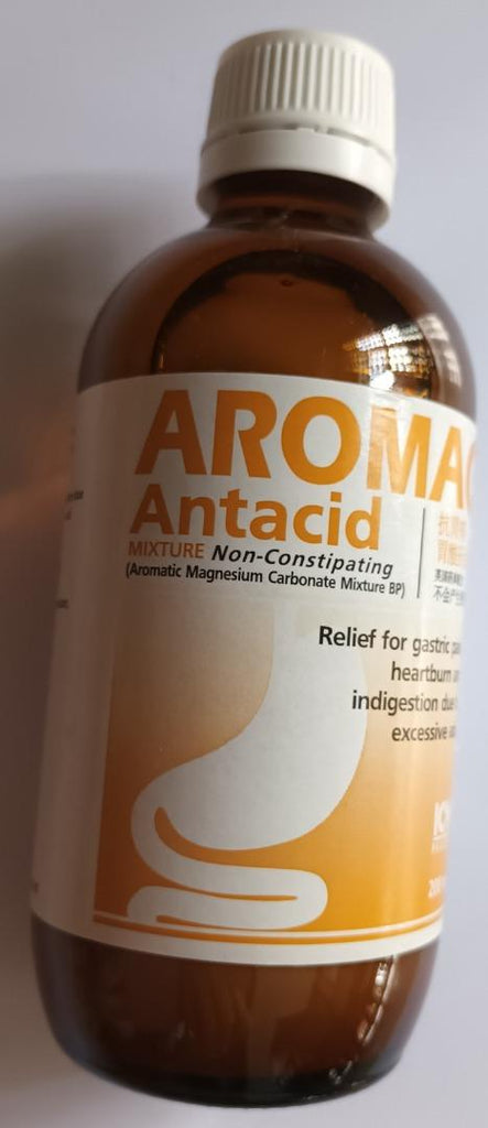 Twin Pack - 2 X ICM PHARMA Aromag Antacid Mixture 200ml - Woods Pharmacy