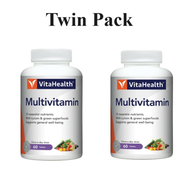 VitaHealth Multivitamin 60's x 2 -Twin Pack Promo - Woods Pharmacy