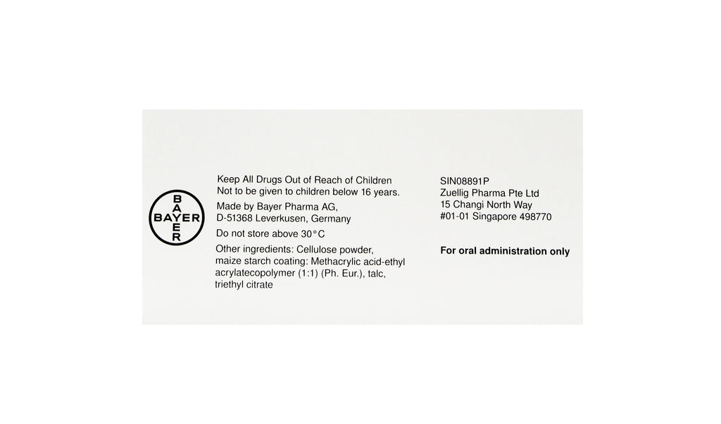 BAYER Aspirin Cardio 100 Tablets 100 mg - Woods Pharmacy