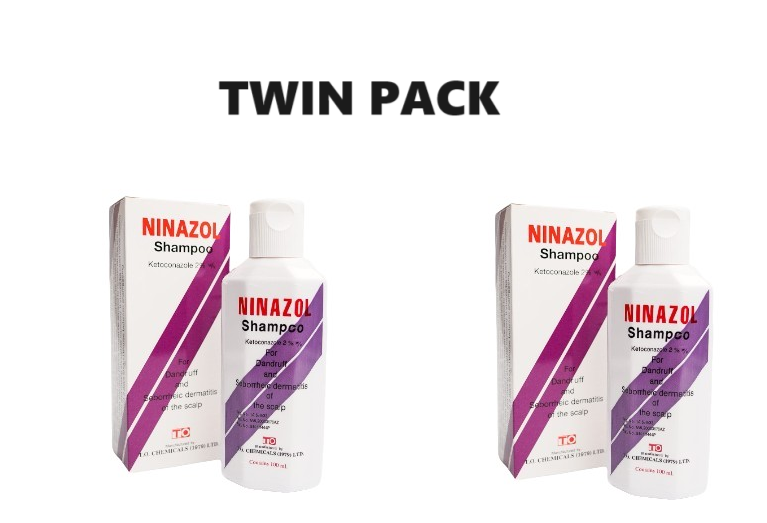 NINAZOL SHAMPOO 100ml x 2 - Twin pack - Woods Pharmacy
