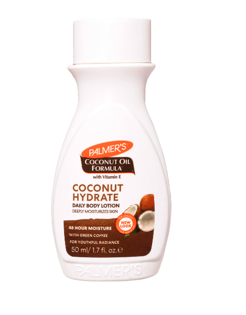 PALMER'S COCONUT OIL BODY LOTION(50ml)x3 with free sample - Woods Pharmacy