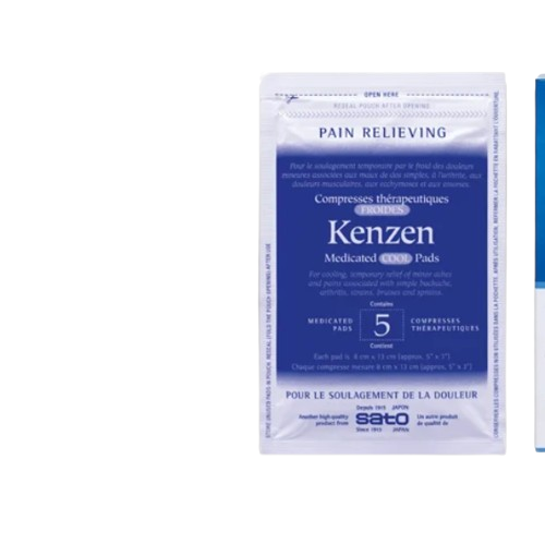 SATO KENZEN COOL PADS 5 PADS - TWIN PACK - Woods Pharmacy