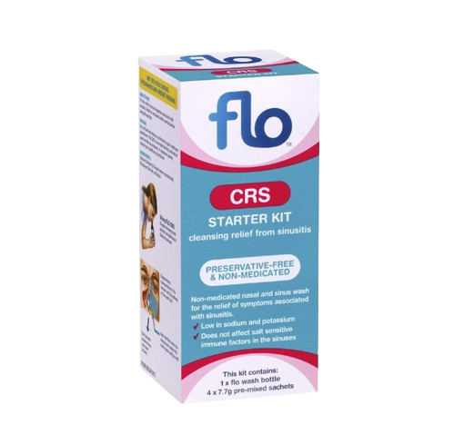 FLO CRS Starter Kit - FLO Bottle with 12 CRS Sachets (Containing Xylit ...