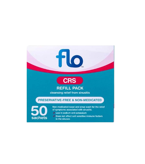FLO CRS Refill Pack 50s - 50 FLO CRS Refill Sachets (Containing Xylito ...