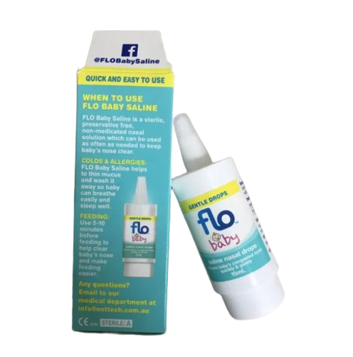 FLO Baby Nasal Spray - Saline (with minerals) Nasal Spray for newborns ...