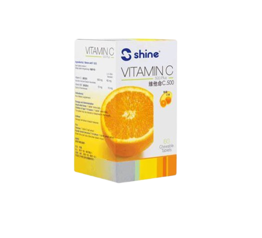 Shine Vitamin C - 500 Orange Plus Tablet 60s - Woods Pharmacy