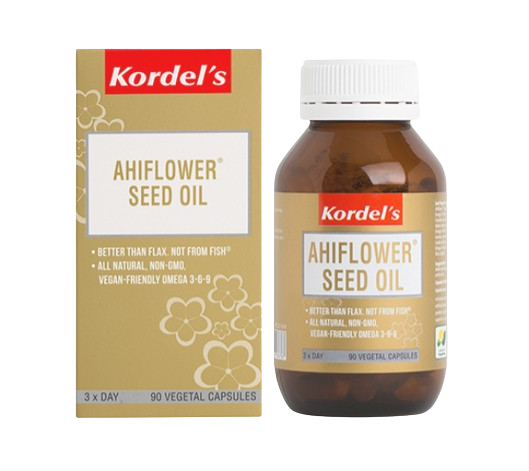 Kordels Ahiflower Seed Oil 90capsules - Woods Pharmacy
