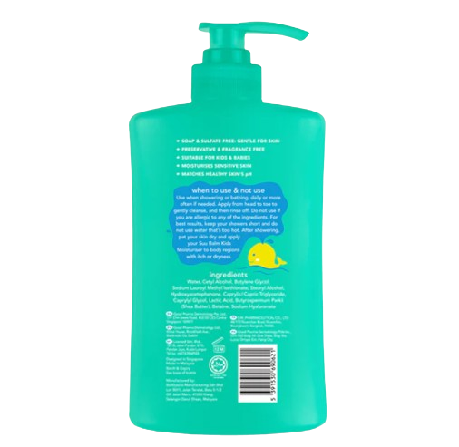 Suu Balm Kids Dual Soothing & Moisturising Head to Teo wash 420ml ...