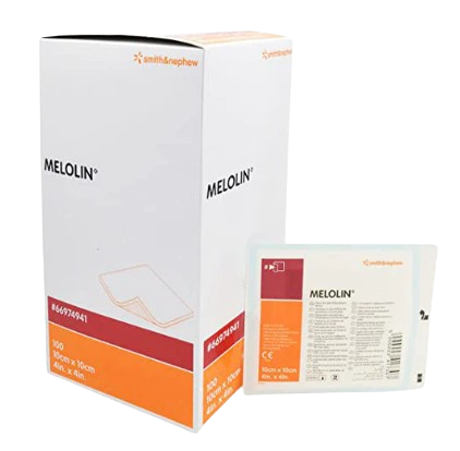 SMITH & NEPHEW S&N MELOLIN 10 X 10 CM 100S - Woods Pharmacy
