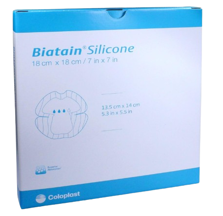 COLOPLAST BIATAIN SILICONE HEEL 18 CM X 18 CM 5'S - Woods Pharmacy
