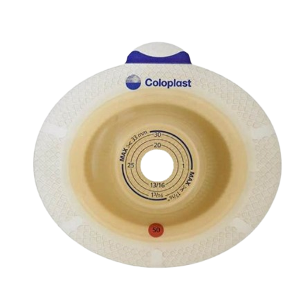 COLOPLAST SENSURA STD CONVEX LIGHT BASE PLATE WITH EAR 60 MM 5'S ...