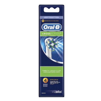 Oral-B Cross Action Power Refill 4s - ORAL B Authorised Reseller ...