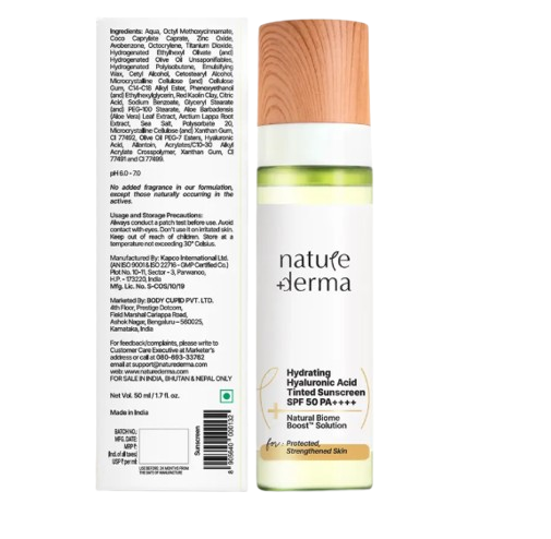 Derma lab tinted sunscreen natural SPF 50 40ml - Woods Pharmacy