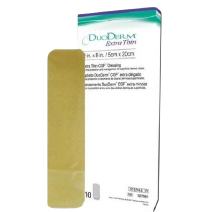 DuoDERM Extra Thin 5 x 20cm (2" x 8") - 10s - Hydrocolloid Dressing ...
