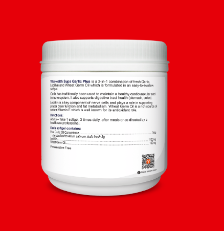 VitaHealth Supa Garlic Plus 120softgels - Woods Pharmacy