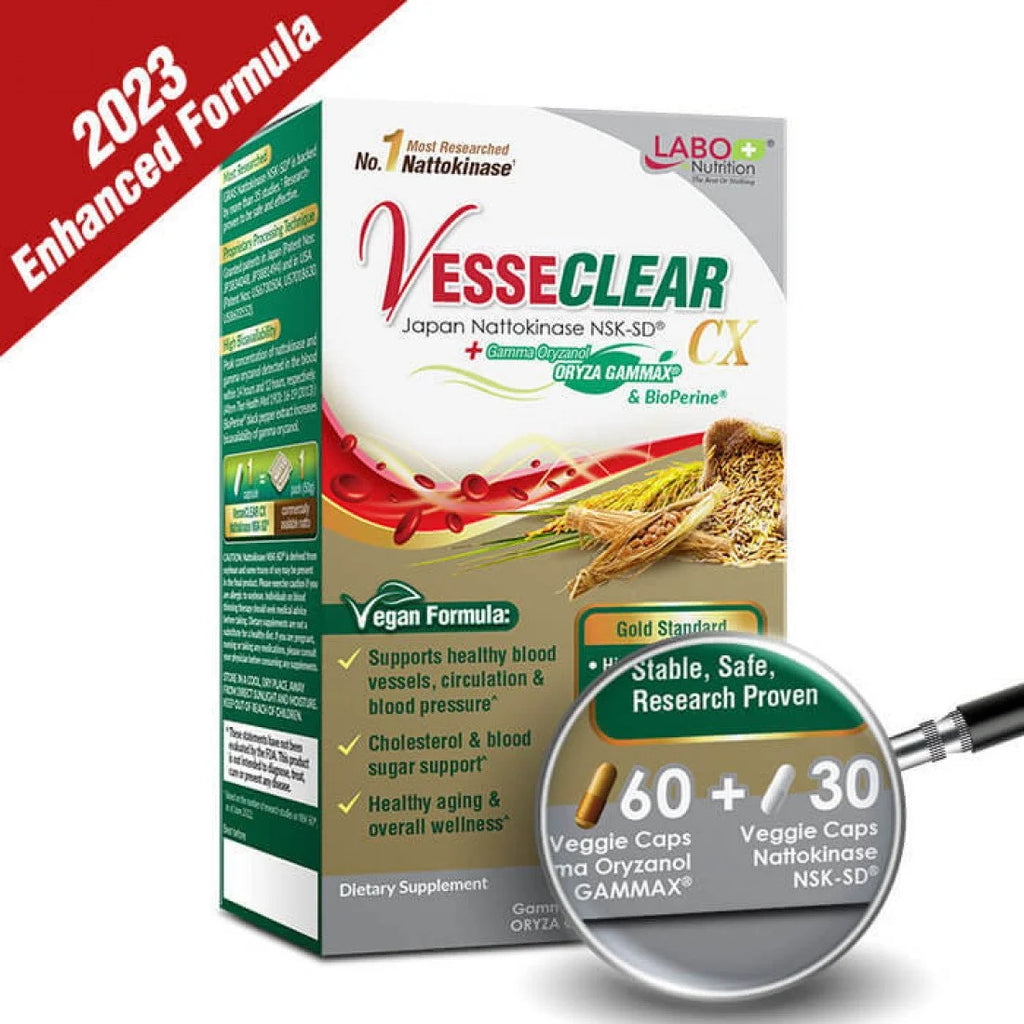 LABO Nutrition VesseCLEAR CX 60 veggie capsules - Woods Pharmacy