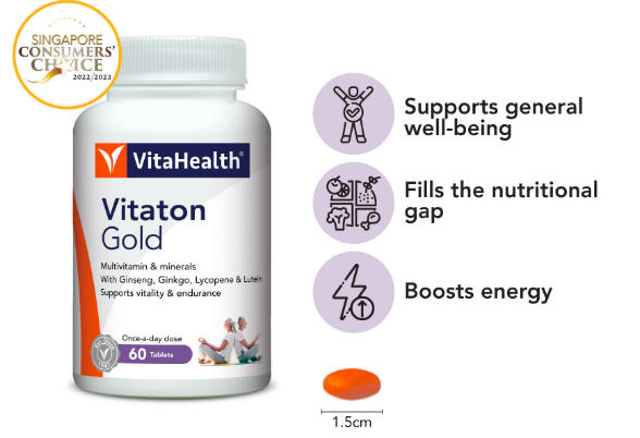Vitahealth Vitaton Gold(60Tablets) - Woods Pharmacy