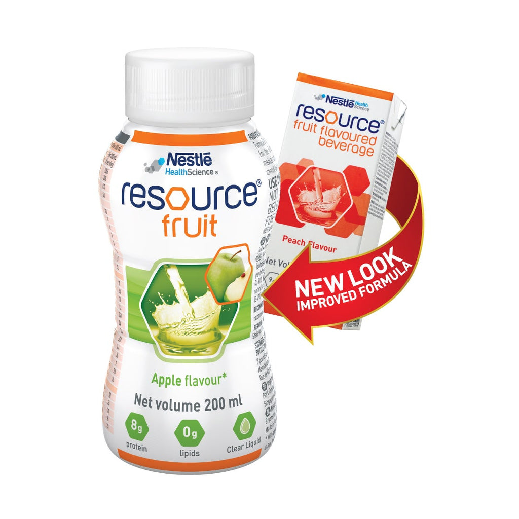 RESOURCE FRUIT APPLE 200ML [CARTON OF 24] - Woods Pharmacy