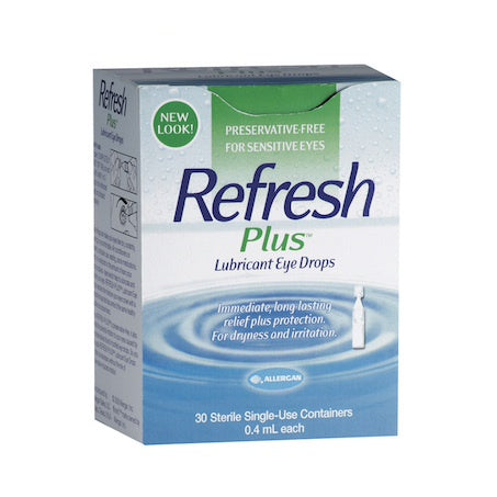 Refresh Plus Uni-dose Eyedrops 30 X 0.4ml - Woods Pharmacy