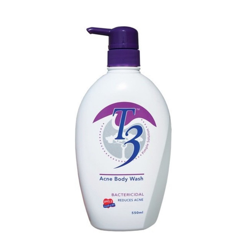 T3 Acne Body Wash 550ml - Woods Pharmacy