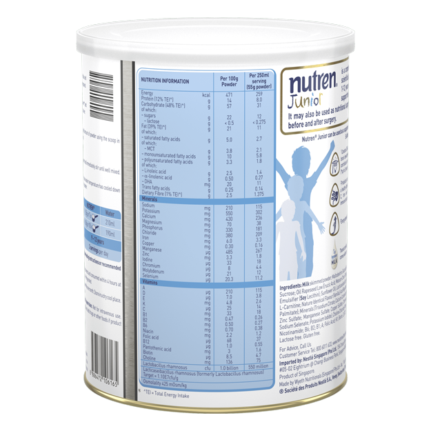 NUTREN JUNIOR POWDER 850G - Woods Pharmacy