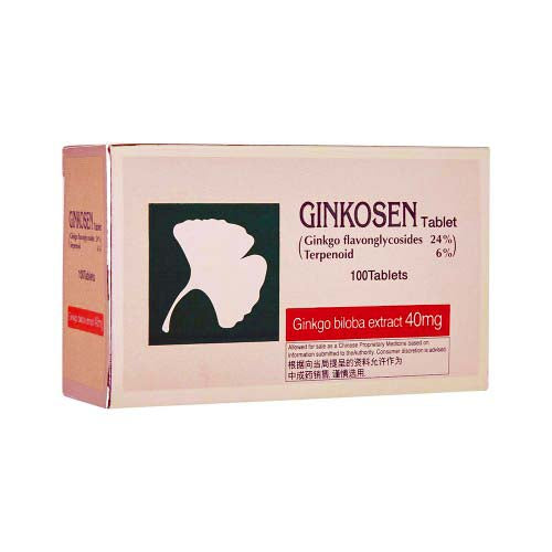 Ginkosen Tablet 40mg 100s - Woods Pharmacy