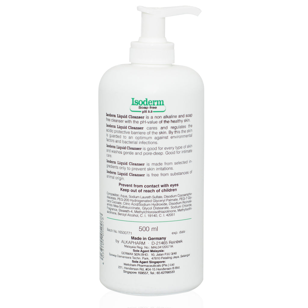 Isoderm Liquid Cleansers - Woods Pharmacy