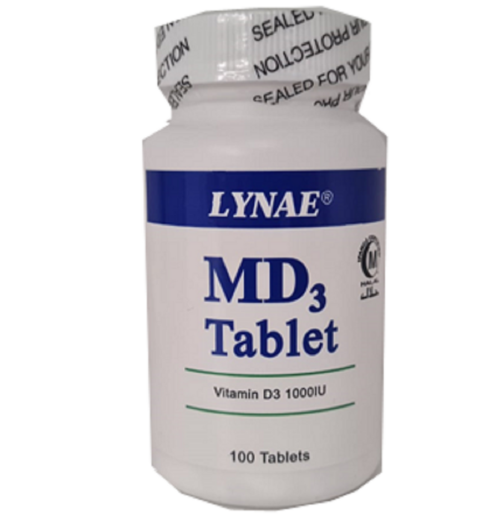 LYNAE MD3 Vitamin D 1000iu Tabs 100s [LOCAL SG STOCK] - Halal certifie ...