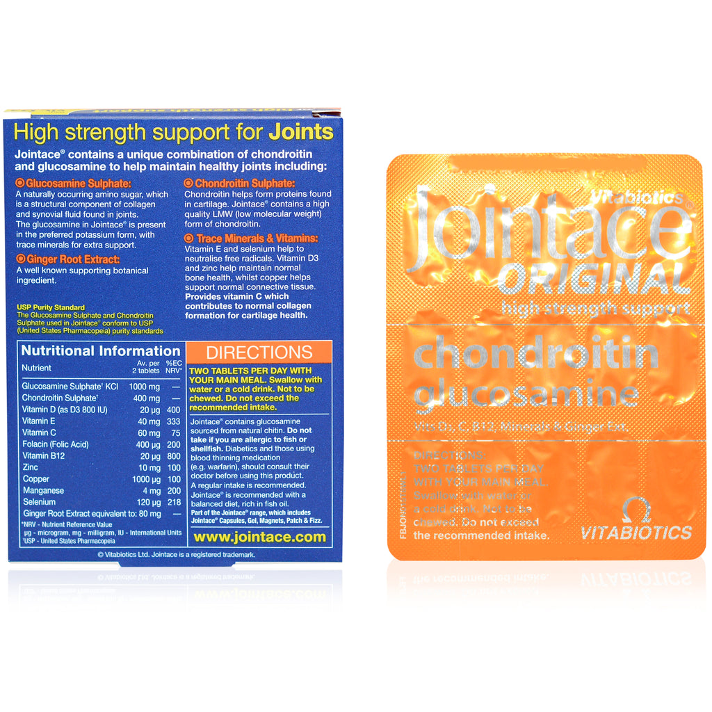 Vitabiotics Jointace Omega 3 and Glucosamine Tablets 30s - Woods Pharmacy